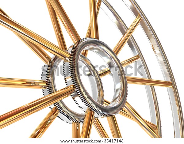 Structure Wheel 3d Stock Illustration 35417146 | Shutterstock