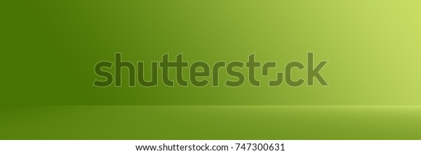 Studio Background Bright Green Gradient Horizontal Stock Illustration ...