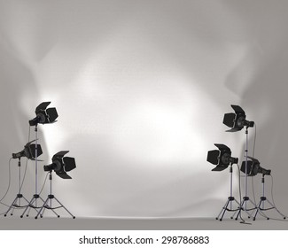 Studio Lighting Canvas Stock Illustration 298786883 | Shutterstock