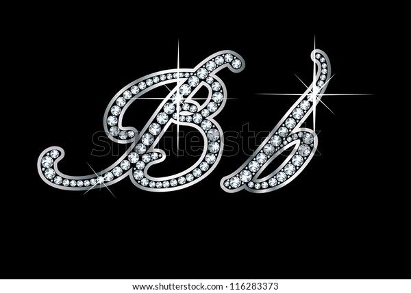 Stunningly Beautiful Script B B Set Stock Illustration 116283373 ...