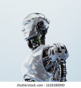 457 Half man robot Images, Stock Photos & Vectors | Shutterstock