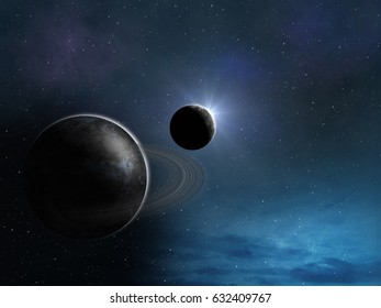 Stylized Background Space Stock Illustration 632409767 | Shutterstock