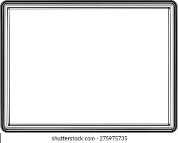 Stylized Border Frame Stock Illustration 275975735