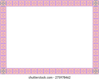 Stylized Border Frame Stock Illustration 275978462 | Shutterstock