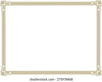 Stylized Border Frame Stock Illustration 275978468 | Shutterstock
