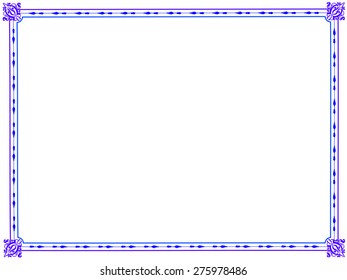 Stylized Border Frame Stock Illustration 275978486 | Shutterstock