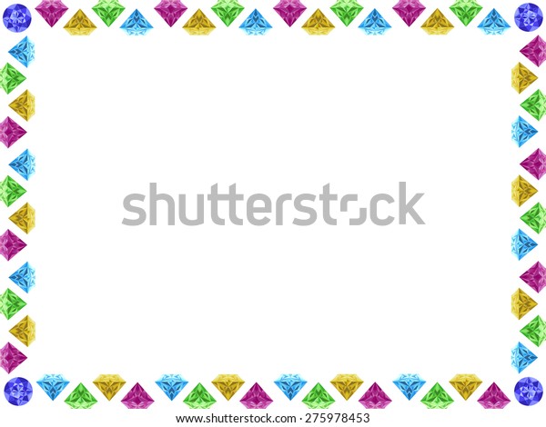 Stylized Border Frame Stock Illustration 275978453 | Shutterstock