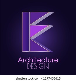 Stylized Logo Capital Letter E Design Stock Vector (Royalty Free ...