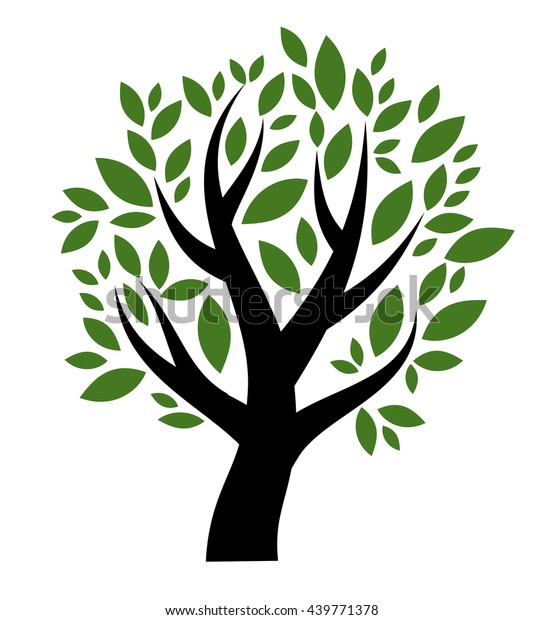 Stylized Tree Stock Illustration 439771378 | Shutterstock