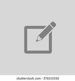 Subscribe Grey Simple Flat Icon Stock Illustration 376515550 | Shutterstock
