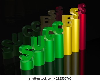 Success Abstract Background Graph Caption Stock Illustration 292588760 ...