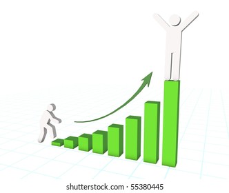 Success Graph Stock Illustration 55380445 | Shutterstock