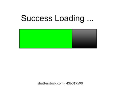 Success Loading Progress Bar Design Stock Illustration 436319590 ...