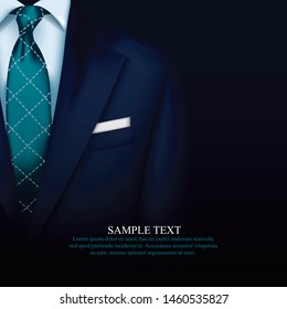Suit Vector Background Tie Stock Illustration 1460535827 | Shutterstock