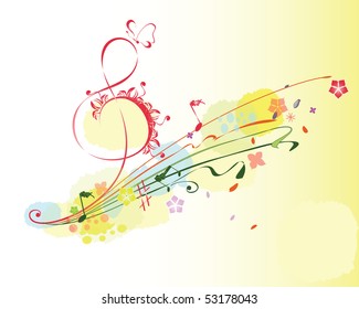 126 Pastel Music Note Wave Images, Stock Photos & Vectors | Shutterstock