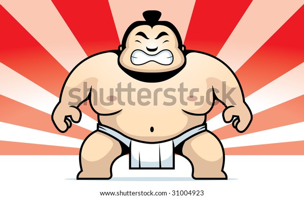 Sumo Wrestler Stock Illustration 31004923 | Shutterstock