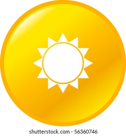 Sun Button Stock Illustration 56360746 | Shutterstock