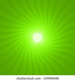 Sun Green Background Rays Stock Illustration 159090440 | Shutterstock