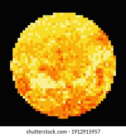Pixel Art Sun: เวกเตอร์สต็อก (ปลอดค่าลิขสิทธิ์) 324709568