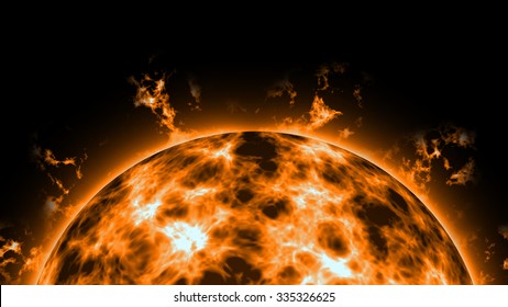 Big Sun Surface Solar Flares Copy Stock Photo (Edit Now) 1096278443
