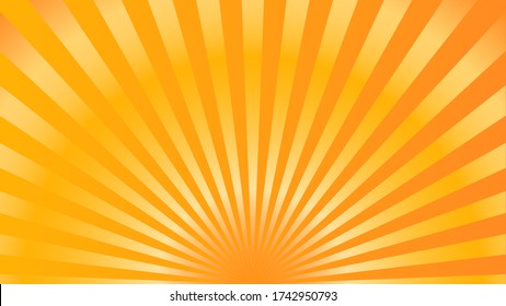 Abstract Yellow Sun Rays Vector Background Stock Vector (Royalty Free ...