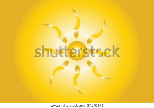 Sun Rays Beaming Bright Sun Stock Illustration 37170196 | Shutterstock