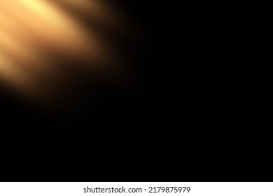 Sun Rays Light On Black Background Stock Illustration 2179875979 ...
