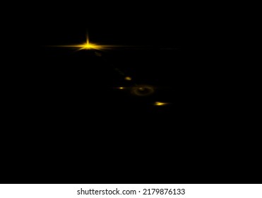 Sun Rays Light On Black Background Stock Illustration 2179876133 ...