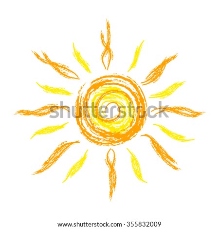 Sun Sketch Stock Illustration 355832009 - Shutterstock