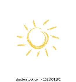 Sun Vector Icon Sun Line Vector Stock Illustration 1321031192