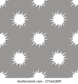 Sun White Black Seamless Pattern Web Stock Illustration 271461809 ...