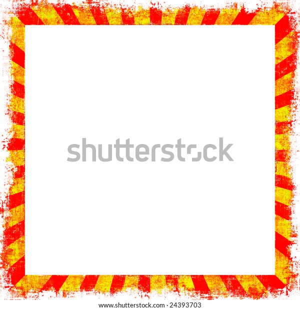 Sunburst Border Frame Stock Illustration 24393703 | Shutterstock