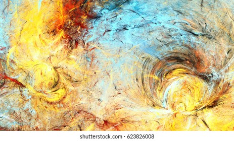 Sunlight Abstract Painting Texture Summer Color: стоковая иллюстрация ...