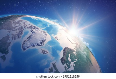 1,369 Earth north pole view Images, Stock Photos & Vectors | Shutterstock