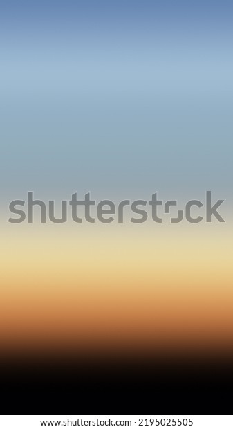 Sunset Sky Background Gradient Sunrise Abstract Stock Illustration ...
