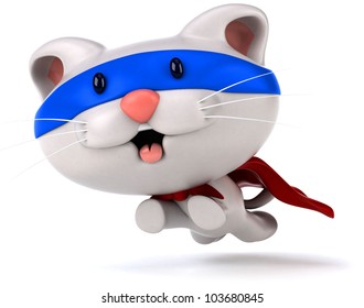 Super Cat Stock Illustration 103680824