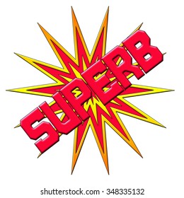 Superb Text Logo Stock Illustration 348335132 | Shutterstock