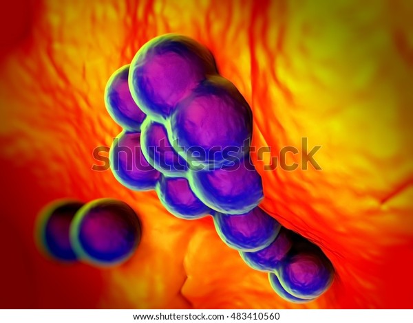 Superbug Staphylococcus Aureus Mrsa Bacteria 3d: ilustrações stock ...