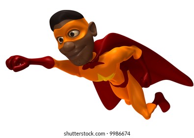 Emoticon Character Spotted Kidney Bean Superhero Stock Vector (Royalty ...