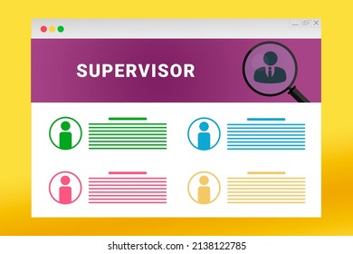 58,180 Supervisor job Images, Stock Photos & Vectors | Shutterstock