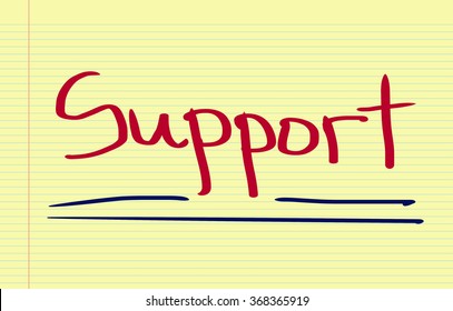 Support Concept Stock Illustration 368365919 | Shutterstock