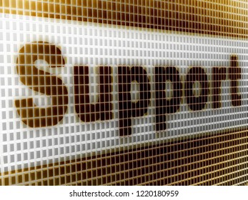 Support Screen 3d Illustration Stock Illustration 1220180959 | Shutterstock