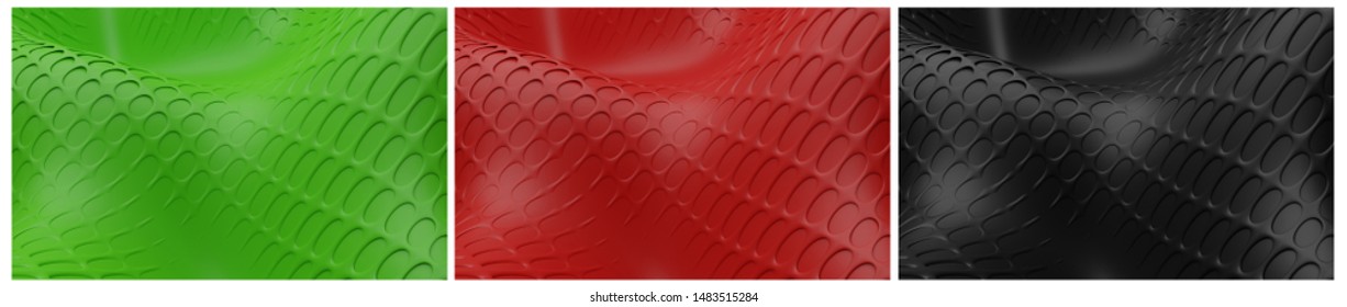 Surface Rubber 3d Abstract Background3d Rendering Stock Illustration ...