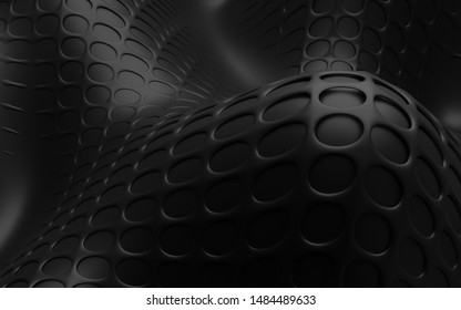 Surface Rubber 3d Abstract Background3d Rendering Stock Illustration ...
