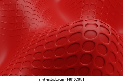 Surface Rubber 3d Abstract Background3d Rendering Stock Illustration ...