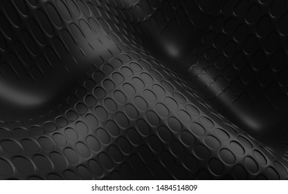 Surface Rubber 3d Abstract Background3d Rendering Stock Illustration ...