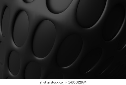 Surface Rubber 3d Abstract Background3d Rendering Stock Illustration ...