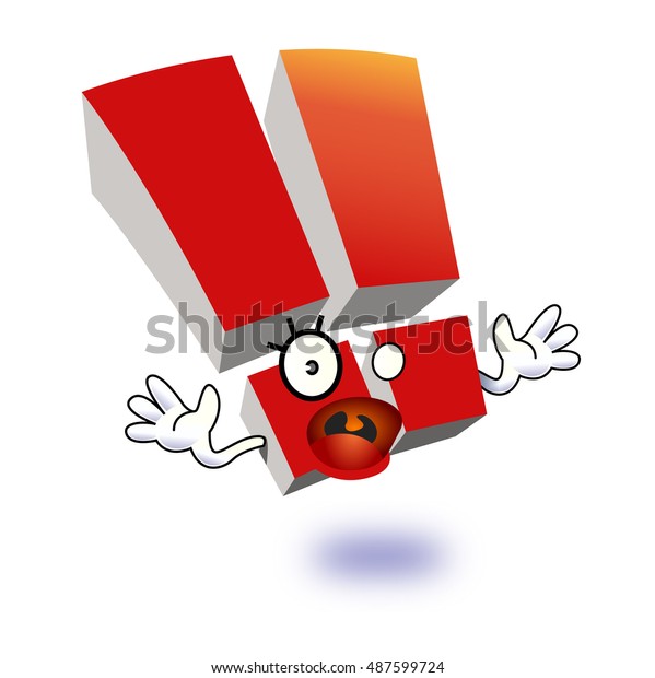 Surprise Exclamation Point Stock Illustration 487599724 | Shutterstock