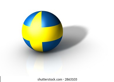 Vector Sphere Swedish Flag: vector de stock (libre de regalías ...