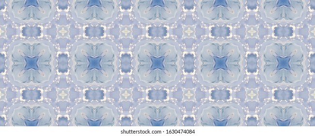Swedish Scroll Ceramic Borderless Arabic Leaf Stock Illustration ...